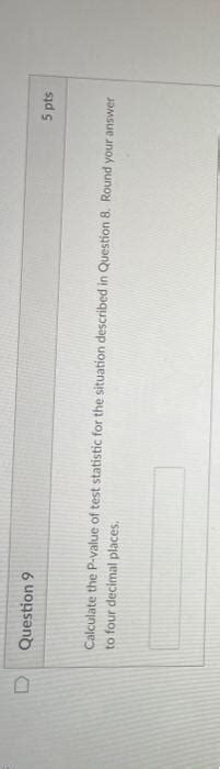calculate the p value of test statistic for the