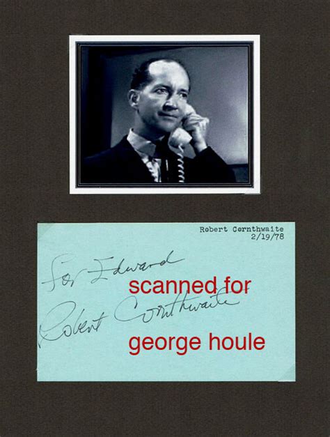 Actor Robert Cornthwaite