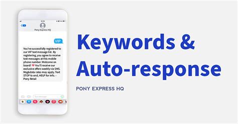 A Complete Guide Text Keywords And Auto Reply Messages Sms Marketing
