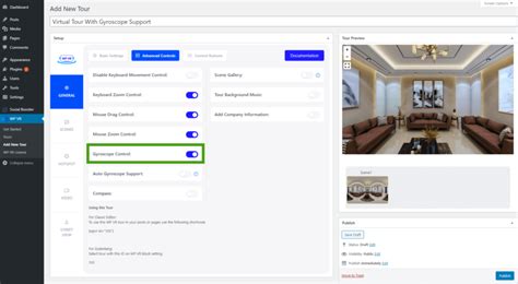 How To Enable Gyroscope Sensor On 360 Virtual Tours WP VR
