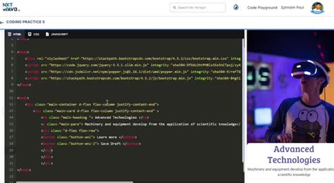 ephraim paul on linkedin codingpractice advancetechnologies nxtwave