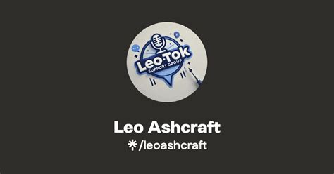 Leo Ashcraft Instagram Tiktok Linktree