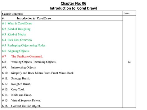 SOLUTION Introduction To Corel Draw Studypool