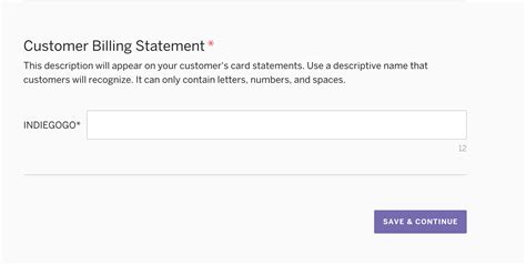 Customize Your Backers Billing Statement Indiegogo Help Center