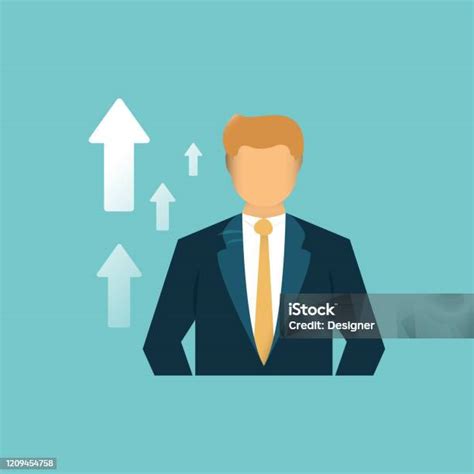 경력 성장 플랫 아이콘입니다 플랫 벡터 일러스트 레이션 기호 디자인 요소 0명에 대한 스톡 벡터 아트 및 기타 이미지 0명 개념 개발 Istock