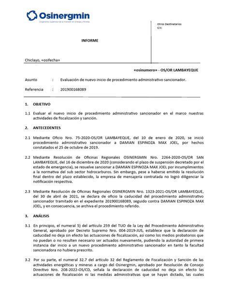 Informe Nipas 201900168089 Descargar Gratis Pdf Gobierno Justicia