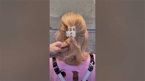단발머리 집게핀 반묶음 스타일 셀프헤어스타일링 Youtube
