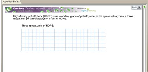 Solved Polyehigh Densitythylene Hdpe Is An Important Grade