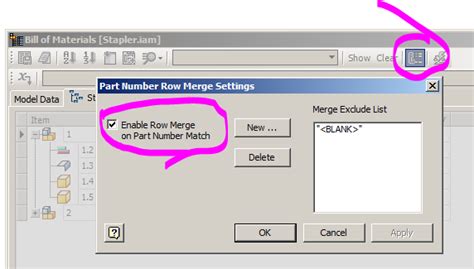 Solved Bill Of Materials Parts And Assemblies Merge Under One Part