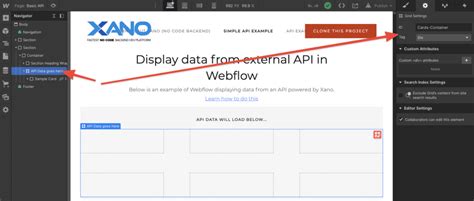 How To Display Data From An External Api Endpoint In Webflow