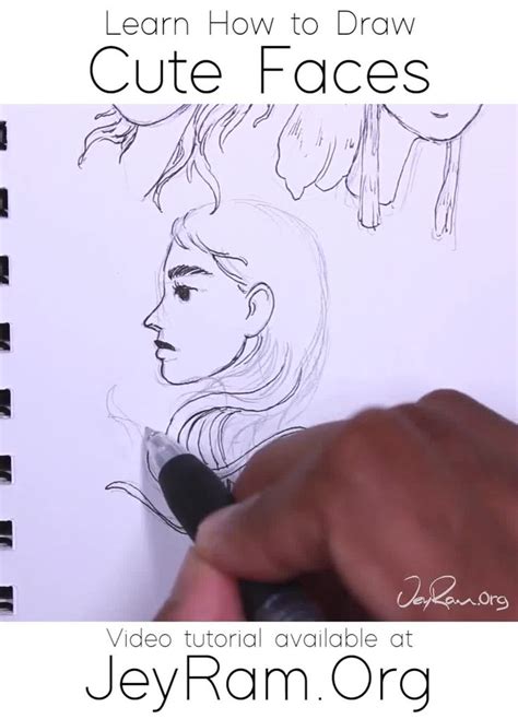 Learn How To Draw Simple And Cute Faces With This Step By Step Video Tutorial That Includes