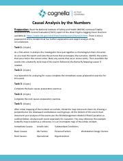 Ch06 Causal Analysis By The Numbers Pdf Causal Analysis By The Numbers Preparation Read The