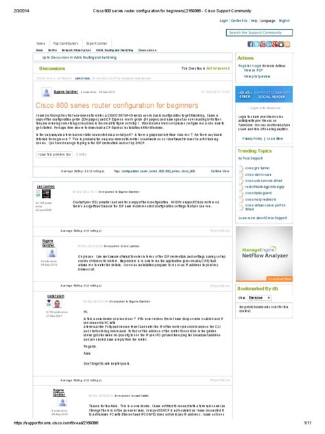 PDF Cisco Series Router Configuration For Beginners