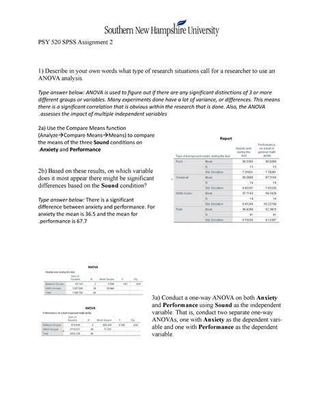 spss assignment 2 psy 520 spss assignment 2 1 describe in your own