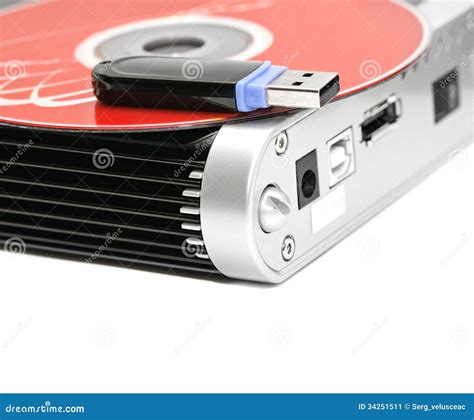 hard disk flash memory and computer disk stock image image of