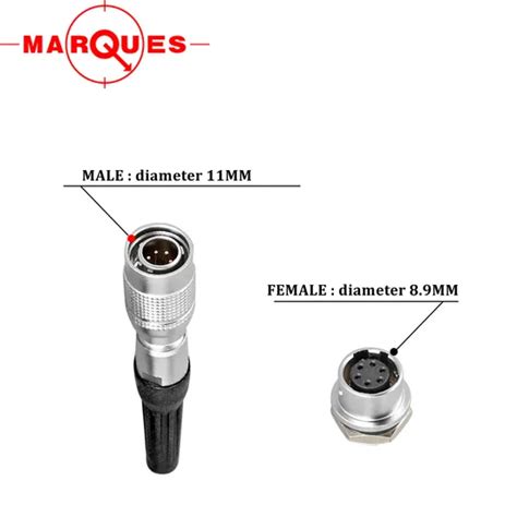 Push Pull Socket Connector For Load Cell And Cables Plug And Connector