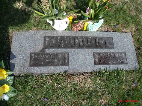 Sarah Catherine Mcclellan Daubert 1910 1982 Find A Grave Memorial