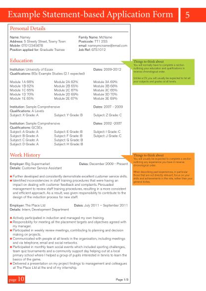 Example Of A Cv For A Babe In University Free To Edit Download Print CocoDoc