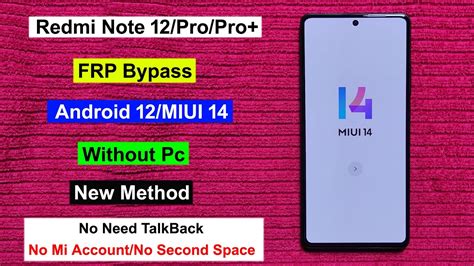 Redmi Note Pro Pro FRP Bypass Android MIUI Gmail Google Lock Remove Redmi Note