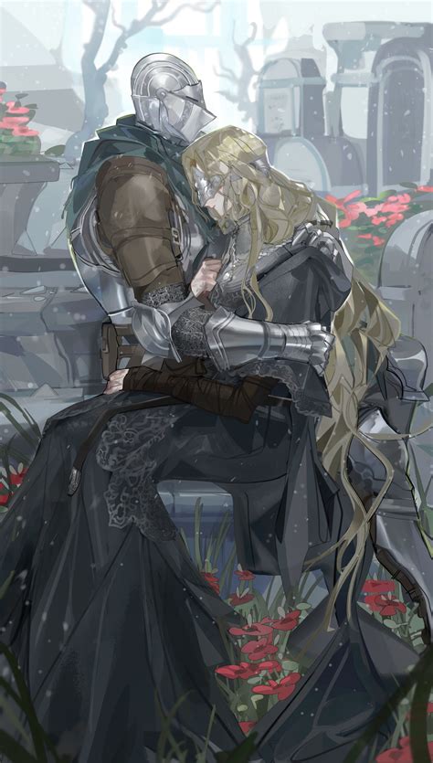 Fire Keeper And Ashen One Dark Souls And 1 More Drawn By Nslacka