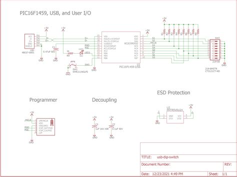 Building A Dip Switch Usb Stick Using The Microchip Pic16f1459