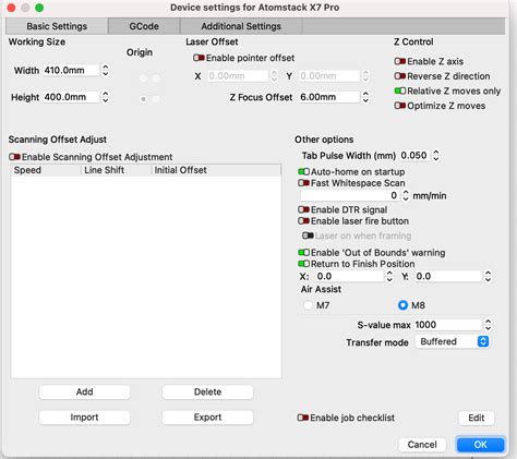 Lightburn Alarm 3 Error When Framing Lightburn Hardware Compatibility Lightburn Software Forum