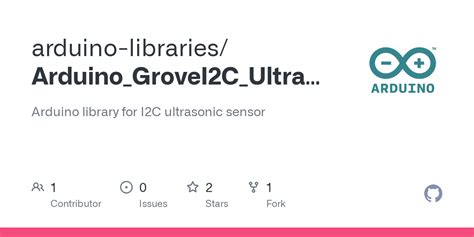 GitHub Arduino Libraries Arduino GroveI2C Ultrasonic Arduino Library
