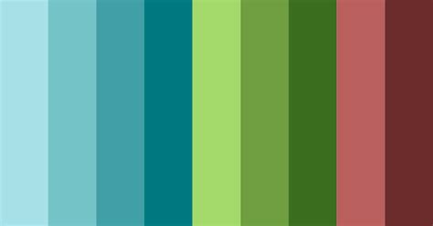 Blue Green Red Color Palette Colordrop