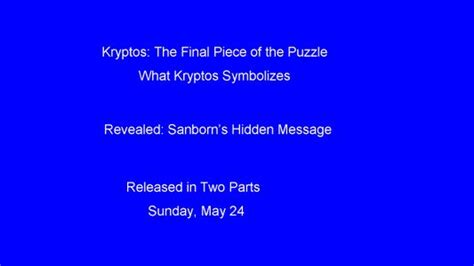 How To Solve Sanborn S Kryptos Part 11 K4 Final Solution Part 2 10
