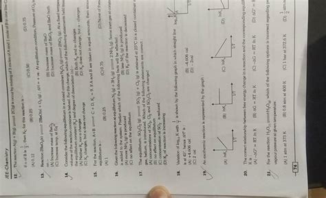 An Exothermic Reaction Is Represented By The Graph Filo