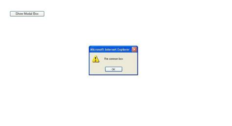 Creating A Modal Message Box In Jquery The Fundamentals