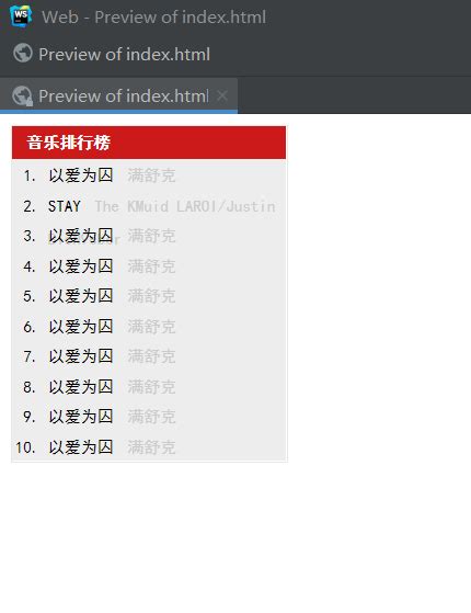 【css】排行榜实现 Csdn博客 【css】排行榜实现 Csdn博客