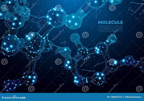 Scientific Molecule Background For Medicine Science Technology Chemistry Dna Digital