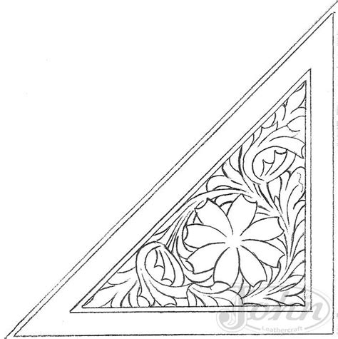 Leather Scrollwork Corner Design Diy And Crafts