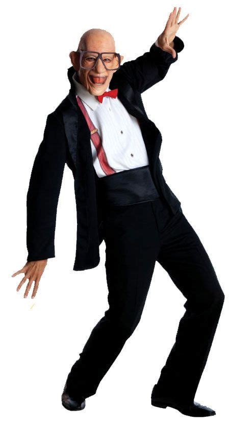 Six Flags Mr Six Adult Costume Funny Old Man From Commercials Adult