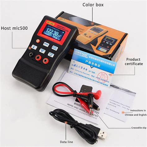 Mlc 500 High Precision Auto Ranging Lc Meter Professional Capacitance Inductance Table 500 Khz