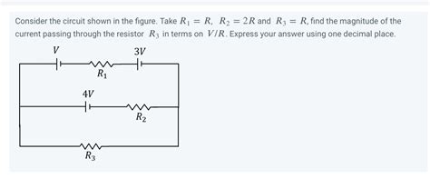Solved Consider The Circuit Shown In The Figure Take Chegg