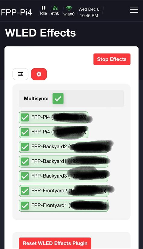 wled plug in in fpp multicast r wled