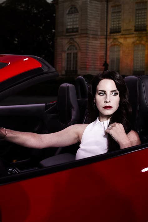 Lana Del Rey Lana Del Rey Jaguar F Type Singer