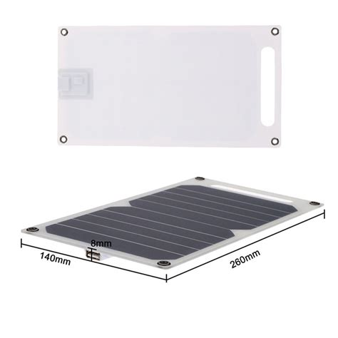W Solar Panel Usb V Output Jj Smart Living
