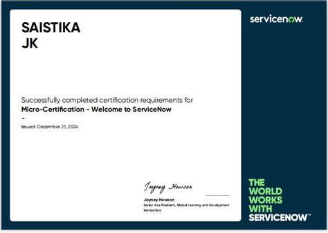 Saistika Jk On Linkedin Servicenow Continuouslearning Innovationdriven