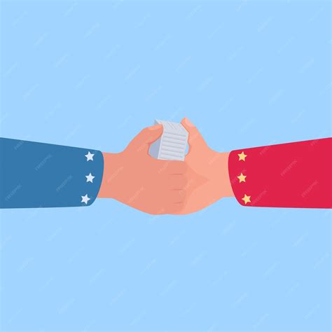 Premium Vector Two Hands Fighting Thumbs Over A Container A Metaphor
