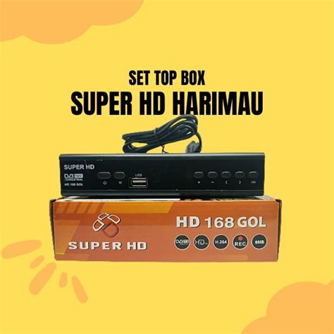 Set Top Box Tiger Super Hd 168 Gol Dvbt2 Digital Satelit Receiver
