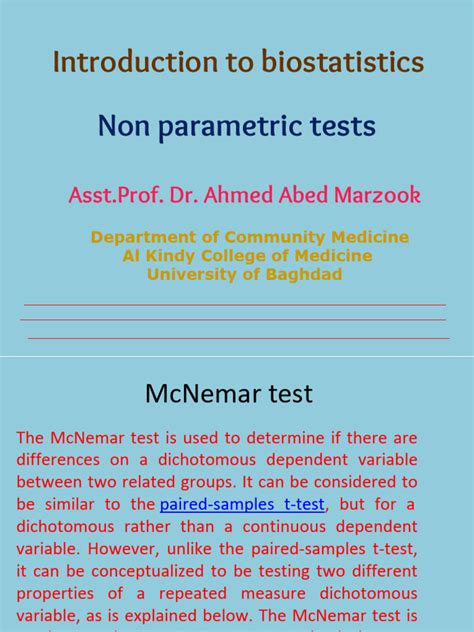 Non Parametric Test Pdf