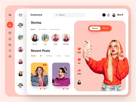social media dashboard ux ui design artofit