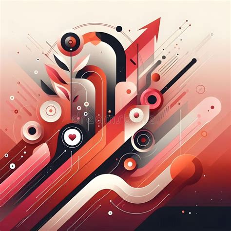 Blending Geometric Shapes Stock Illustration Illustration Of Advertising 335488737