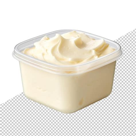 Premium Psd A Container Of Yogurt With A Lid That Says Yogurt