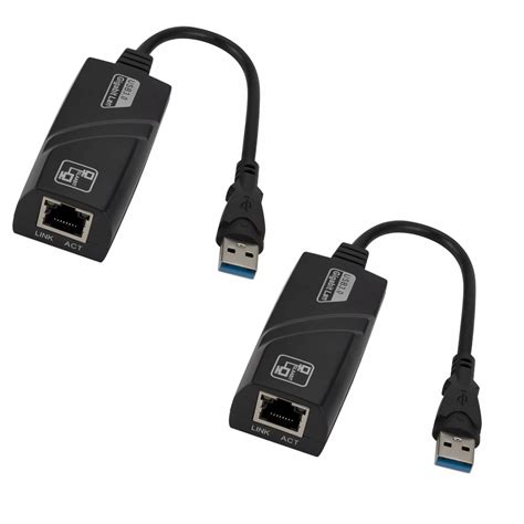 Pack 2 Adaptadores Usb 3 0 Gigabit Ethernet Lan 10 100 1000 Realtek Laru
