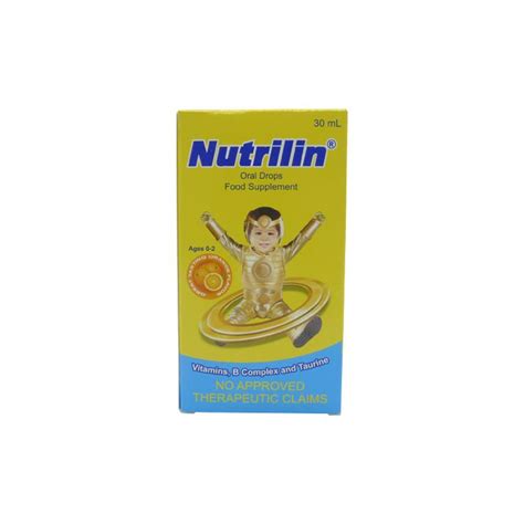 Nutrilin Orange Flavor 30 Ml Drops Shopee Philippines