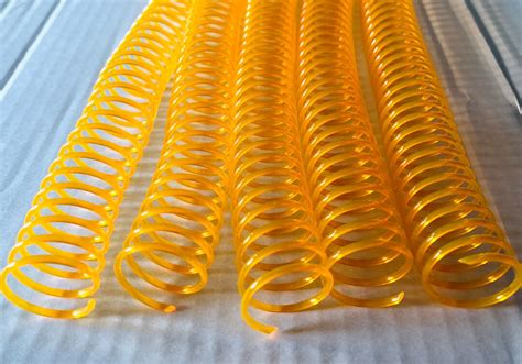 Coil Binding 20mm Neon Amber 5 Included Spiral Binding Coil Notebook Coil Binder Spine Coil